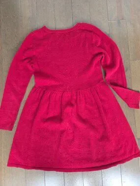 H&M | Dresses | Hm Burgundy Red Girl Gress | Poshmark